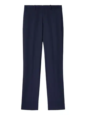 Off-White Mid-rise Tailored Trousers - Blue