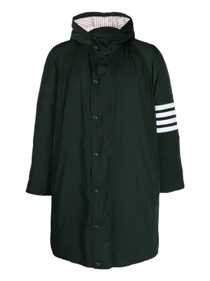 Thom Browne Raglan-sleeve Parka Coat - Green