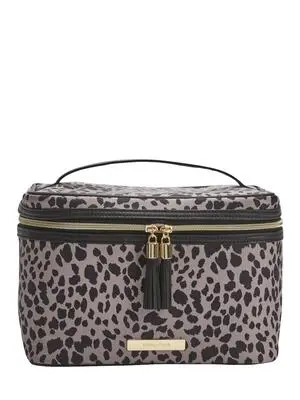TARTAN + TWINE Cheetah Charm Deluxe Train Case - One-color