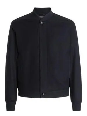 Zegna Oasi Cashmere-wool Blouson - Navy Solid