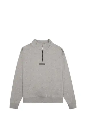 Fear Of God Mockneck Half Zip - Grey