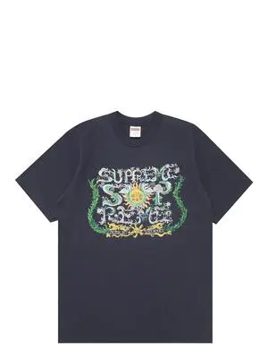 Supreme Crest Tee 'navy - Blue