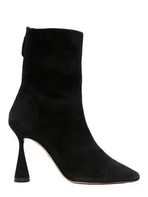AQUAZZURA Amore 95mm Ankle Boots - Black