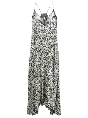 Zadig&Voltaire Floral-print Midi Dress - Neutrals