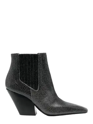 Casadei Anastasia 80mm Leather Boots - Black