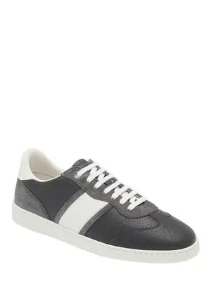 FERRAGAMO Achille Low-top Sneakers - Stromboli Sand Bianco Ottico