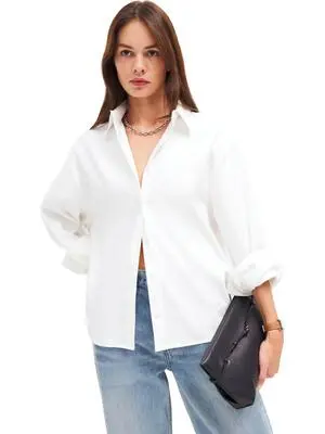 REFORMATION Andy Oversized Shirt