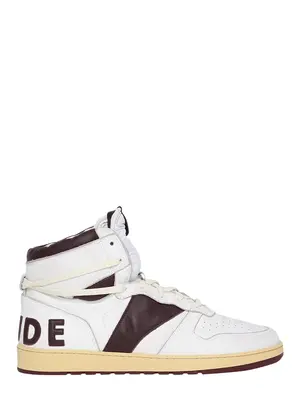 Rhude Rhecess High Sneakers - White