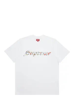 SUPREME Supreme Floral Appliqué Short-Sleeve Top