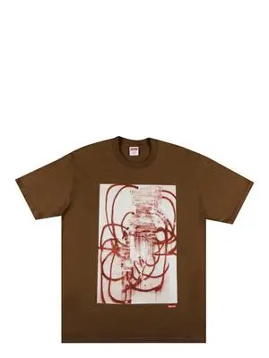Supreme X Christopher Wool 2001 Tee 'brown' Brown