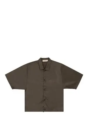 Fear Of God Short-sleeve Nylon Shirt 'off - Black