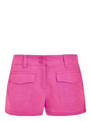 Vilebrequin Linen Bermuda Shorts Pink