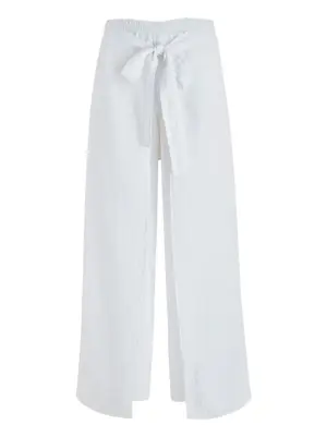 Vilebrequin Linen Pants X Angelo Tarlazzi Pant Lamiss - White