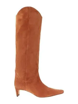 Staud Western Suede Wally Boots - Tan