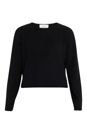 LISA YANG Ida Cashmere Crewneck Sweater - Black