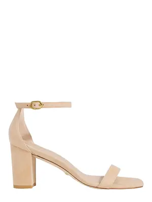 STUART WEITZMAN Suede Sandals Neutral