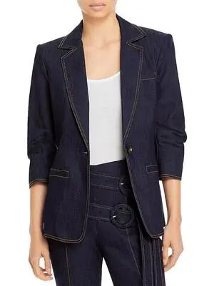 Cinq À Sept Khloe Denim Blazer - Indigo