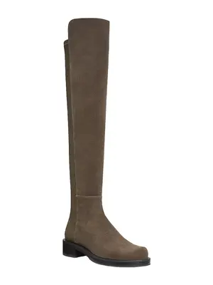 STUART WEITZMAN 5050 Bold Over-the-Knee Boots Charcoal