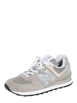 NEW BALANCE 574 Lace-up Sneakers - Grey/white