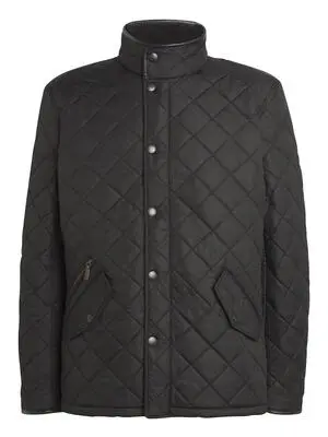 Barbour Quilted Powell Jacket - Black