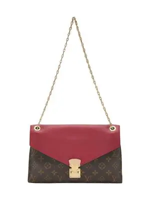LOUIS VUITTON Monogram Pallas Chain Bag - Brown