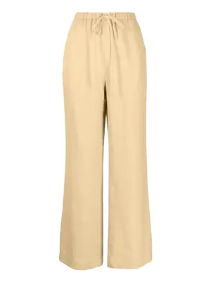 Nanushka Drawstring-waist Trousers - Yellow