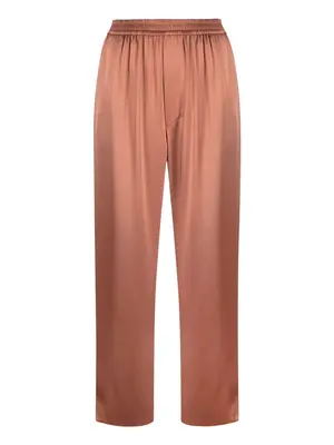 Nanushka Elasticated Waist Cropped Trousers - Orange