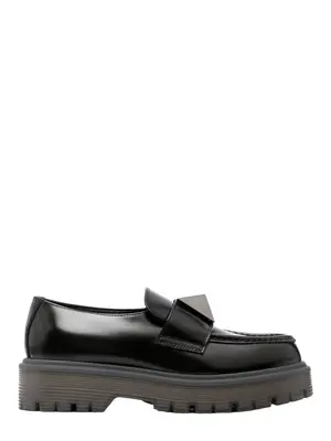 Valentino Garavani One Studded Platform Loafers - Black
