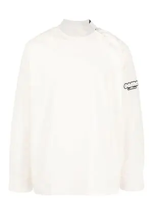 OAMC Logo-patch Cotton Shirt - White