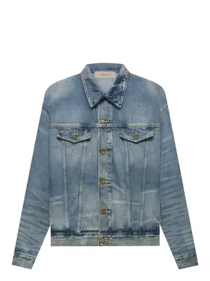 Fear Of God Trucker Jacket - Blue