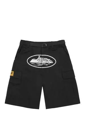 CORTEIZ Alcatraz Cargo Shorts - Black