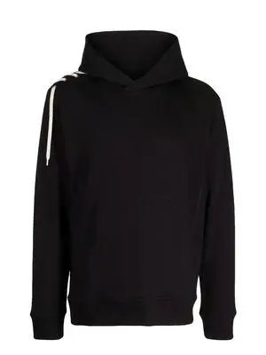 CRAIG GREEN Lace-up Hoodie - Black
