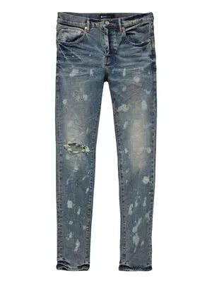 PURPLE BRAND Low Rise Skinny Jeans - Blue