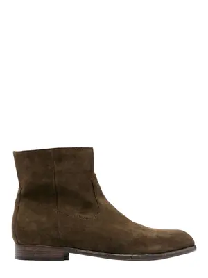 BUTTERO® Floyd Suede Ankle Boots - Green
