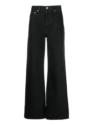 LEVI'S Ribcage Wide-leg Jeans - Black