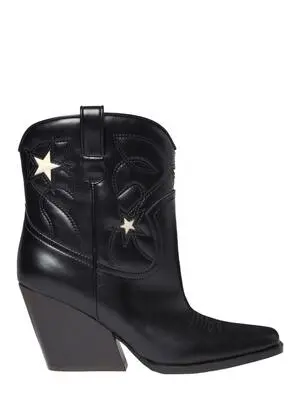 Stella McCartney Alter Mat Cowboy Boots - Black