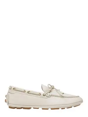 Bally Kyan Leather Loafers - White