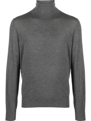Dolce & Gabbana Dolce & Gabbana Cashmere High-Neck Jumper Grey