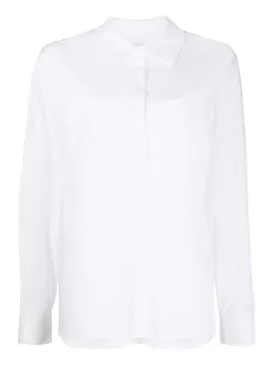 IRO PARIS Spread-collar Cotton Shirt - White