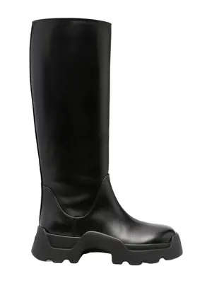 Proenza Schouler Leather Knee-high Boots - Black