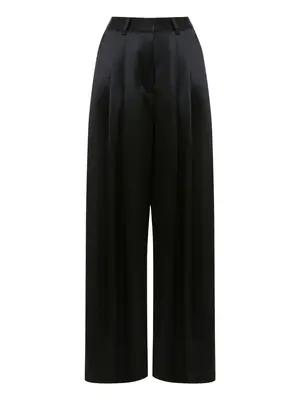 JW Anderson High-rise Wide-leg Trousers - Black