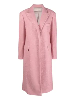BLANCA VITA Camelia Felted Long Coat - Pink
