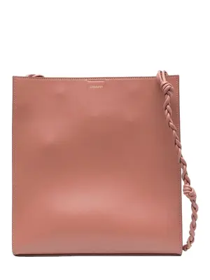 JIL SANDER Medium Tangle Leather Shoulder Bag - Pink
