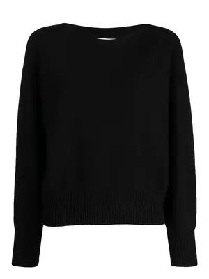 Dkny Round-neck Long-sleeve Jumper - Black