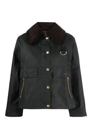 Barbour Logo-embroidered Oversized Jacket - Green