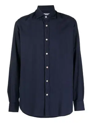 Boglioli Long-sleeve Buttoned Shirt - Blue