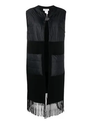 Fabiana Filippi Wool Blend Padded Gilet - Black
