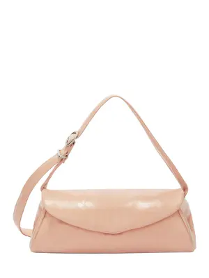 JIL SANDER Cannolo Grande Leather Bag - Pink