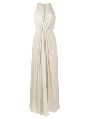 Christopher Esber Knot-detail Long Dress - Neutrals