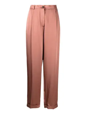 TOM FORD Wide-leg Satin Trousers - Pink